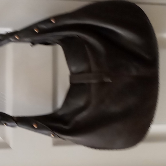 Kate Landry | Bags | Kate Landry Brown Leather Hobo Shoulder Handbag ...